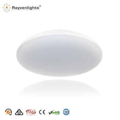 China RoHS Ip65 White Patio Balcony PVC Circular LED Ceiling Lights Fixture for sale