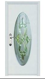 China decorative glass in wooden door for sale