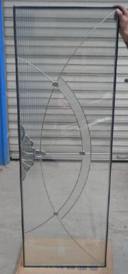 China 2014 best popular design decorative glass panel for sale