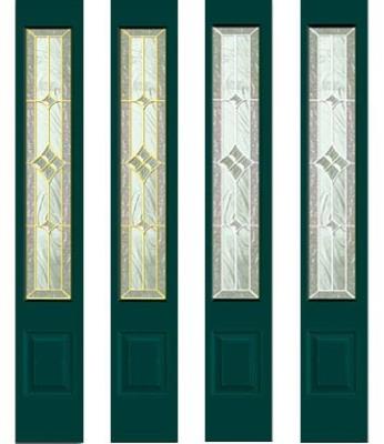 China patina caming decorative glass for wooden Exterior door for sale