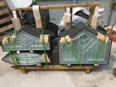 China decorative door glass with zinc caming for sale