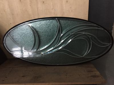 China handmade decorative glass panel from China factory 2017 for sale