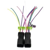 China Caterpillar 320B Excavator Throttle Motor Plug 5 Pins Spare Parts for sale
