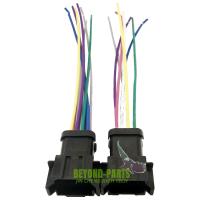 China Caterpillar 320C Excavator Throttle Motor Plug 8 Pins Connector Spare Part for sale