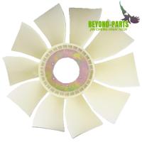China Caterpillar 320D Excavator Fan Blade 6 Holes 10 Blade 145mm Spare Parts for sale