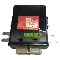 China Caterpillar 320B Excavator Engine Parts 24V Mechanical Timing Relay M3AAD B12 1043204 for sale