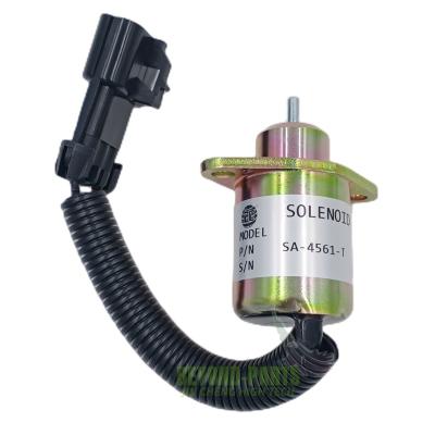 China Kubota Excavator Engine Stop Solenoid Valve SA-4561-T 12V Spare Part for sale
