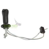 China Caterpillar 320E Excavator Spare Parts Control Handle Rubber Joystick Black for sale