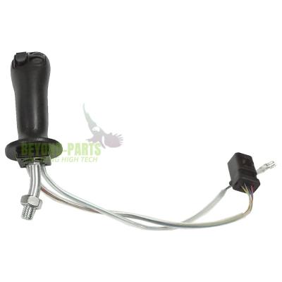 China Caterpillar 320E Excavator Spare Parts Control Handle Rubber Joystick Black for sale
