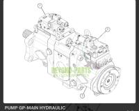 China Caterpillar 336GC Excavator Hydraulic Pump 550-4341 New Spare Part 6 Month Warranty for sale