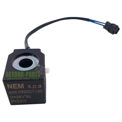 China Lovol Rexroth Excavator Solenoid Valve Coil 092601130 24V Spare Parts for sale