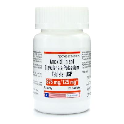 China Amoxicillin Oral 100mg Tablets Pill Bottle Labels And Boxes Customized for sale