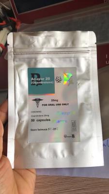 China Oral Clenbuterol Pill Bag Labels Glossy PVC With Cuztomized Design for sale