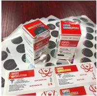 China Adhesive 25x60mm Plastic Vinyl Vitamin Private Label For 10ml Bottle Package for sale