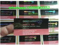 China Gen Pharma vial Strong 10ml Hologram Vial Labels Mast P for sale