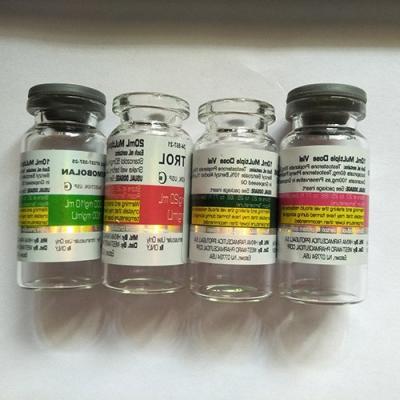 China Primobolan Methenolone Enanthate vial Glass Vial Laser Label With Boxes for sale