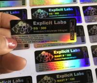 China Waterproof 10ml Vial Labels 4C Full Color For vial Pharmaceutical for sale