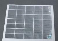 China 3D Anti Counterfeit Sticker / Silver Label Stickers Scratch Off With Security Code for sale