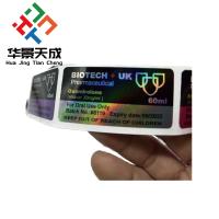 China Silk Screen Printed Vial Labels In Orange Color For Plastic Vials And Customized Size for sale