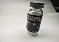 China Black Stickers 10Ml Glass Vial Labels For 150mg tren Enanthate for sale