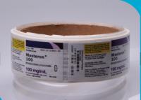 China Waterproof Hot Roll 10ml Vial Labels , Private Custom Adhesive Labels Sticker for sale