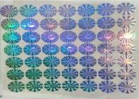 China PET Security Anti Fake Label Sticker Multichannel Hologram Code Printing With Logo for sale