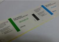 China 10ml  Glass Vial Medication Label Stickers Full Color Printing Various Size for sale