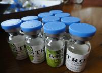 China Glass Bottle Custom Vial Labels / Medicine Bottle Label With Paper Material for sale