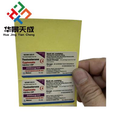 China Full Color Bottle Adhesive Sticker Label 2.5 Mil Thickness For High Labeling Needs for sale