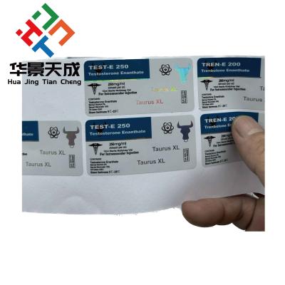 China Anabolic Sticker Vial Labels With Test A for sale