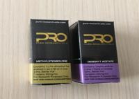 China Pro Pharma 10ml Medicine Paper Box / vial Box Gold Logo Stamped 4 C Printing for sale