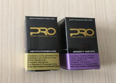 China Pro Pharma 10ml Medicine Paper Box / vial Box Gold Logo Stamped 4 C Printing for sale