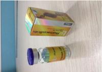 China Gold Pharmaceutical Glass Vial Labels / Pharmacy Labels Stickers 60 * 30 MM for sale