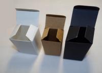 China White Brown Black Pharmaceutical Packaging Box Without Printing For 10ml Vial Bottle for sale