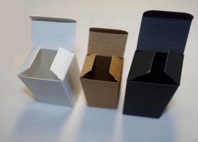 China White Brown Black Pharmaceutical Packaging Box Without Printing For 10ml Vial Bottle for sale
