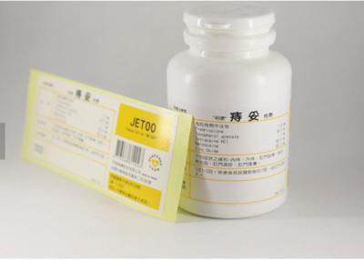 China PVC Matte Medicine Bottle Labels Sticker Offset Printing Glossy Lamination for sale