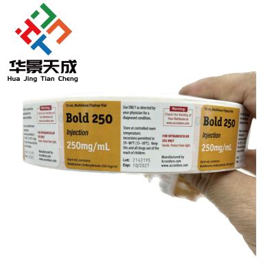 China SU-400 Test Cypionate 250 Injection Steroide Label In Rolls for sale