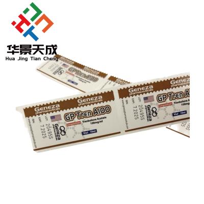China Tren Acetate Injection Vial Labels Steroides And Boxes for sale