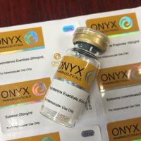 China Sustannon 250 Professional Plastic 10ML Vial Sticker 10ml Bottle Labels For Pharma Package for sale