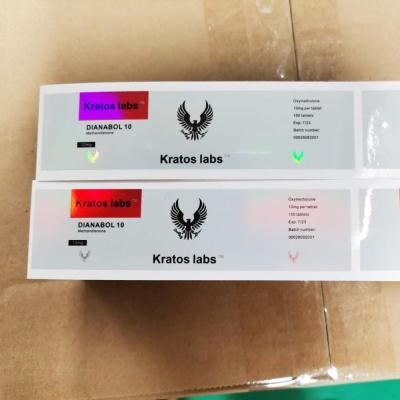China 10ml Injection Pharma Steroide Sust/Var/Dboll/Primo 10ml Glass Vial Anaboli Labels for sale
