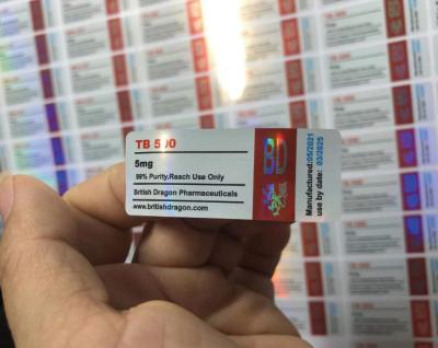 China Tirze  Patide Bpc - 157 Peptide PET Plastic 2ml Sterile Injection Peptide Bottle Labels for sale