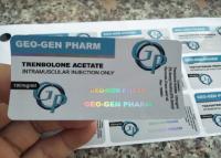 China Hologram Glass Vial Labels Geo Gen Pharma Design For 10ml Injection Vial Use for sale