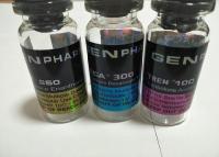 China Various GEN PHARMA 10ml Glass Vial Labels DECA / TEST E 300 Laser Vial Stickers for sale