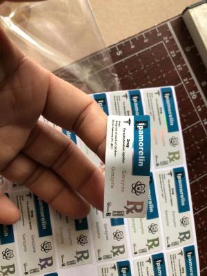 China Somatropi Pt141 Peptides Injectable Oil 3ml Glass Vial Labels for sale