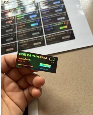 China CJC1295 With DAC Small Bottle Injectable Oil Labels With Laser Effect for sale