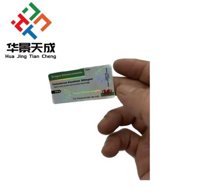China 5mg Metribolone-5 Methyltrienolone Oil Steroide Vial Labels Made of PAPER/PET/PVC for sale