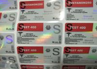 China Multi Size Glass Vial Labels Laser Custom Hologram For 300mg Masteron Enanthate for sale