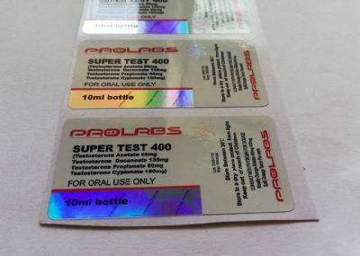 China 6x3cm Private Glass Vial Labels for sale