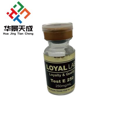 China Waterproof 2ml Injection Peptide Bottle Labels Print Gold Material for Reta  trutide 10mg Durable Material for sale
