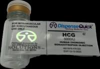 China Hcg 50000 Iu Hologram Small Medicine Bottle Labels Customizable PAPER/PET/PVC Material for sale